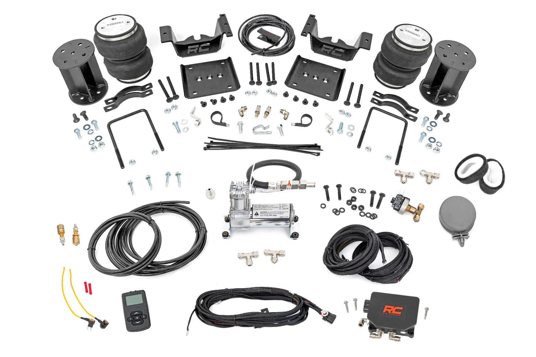 Rough Country 100056WC | Air Spring Kit w/compressor | Wireless ...